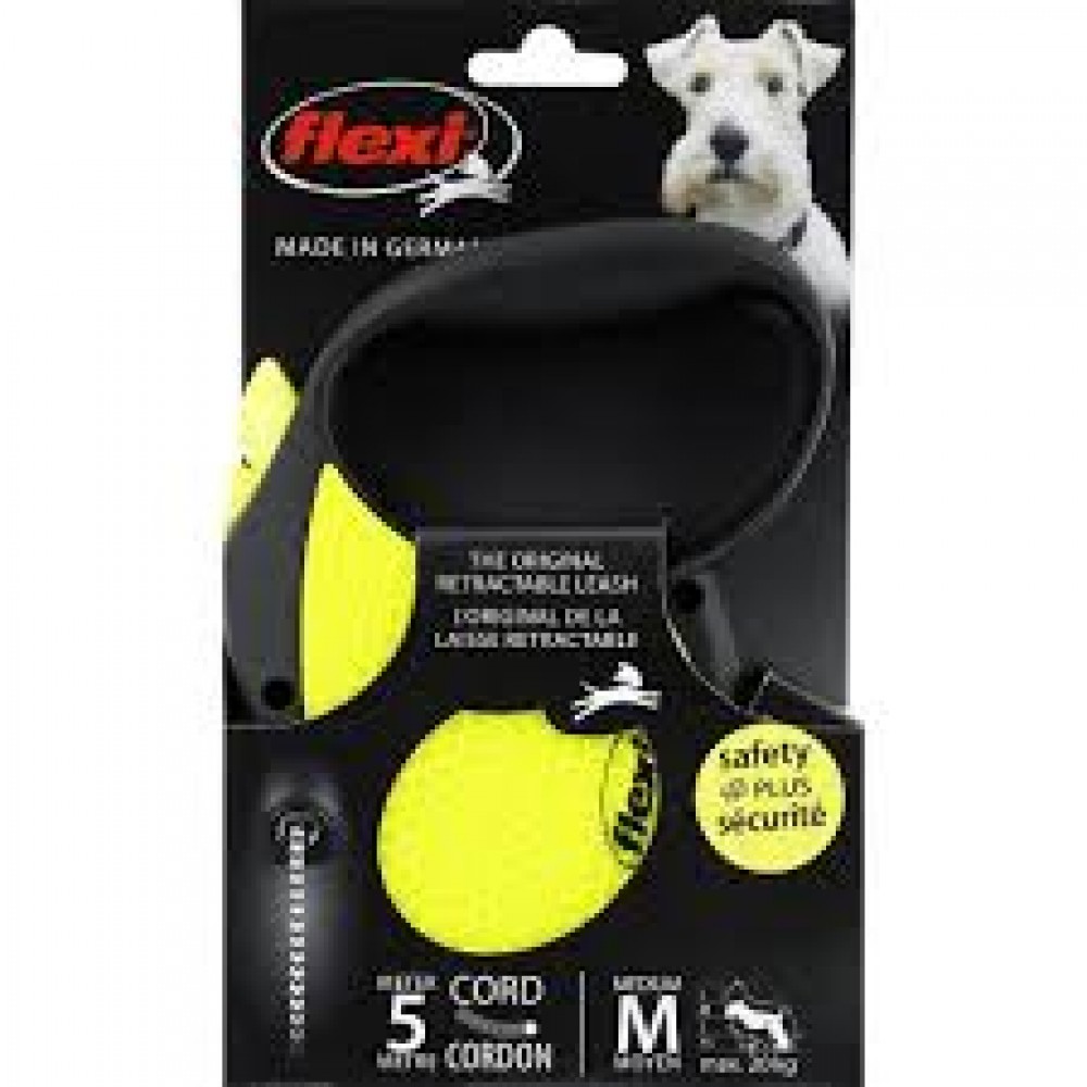Flexi Neon Reflect Cord ( 5m ) - 4000498021712 | Online Pet Shop in Dubai