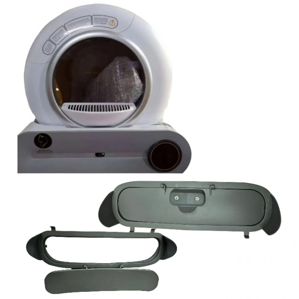 Automatic Cat Litter Box Accessories, Door Bottom Bin, Ventilation ...