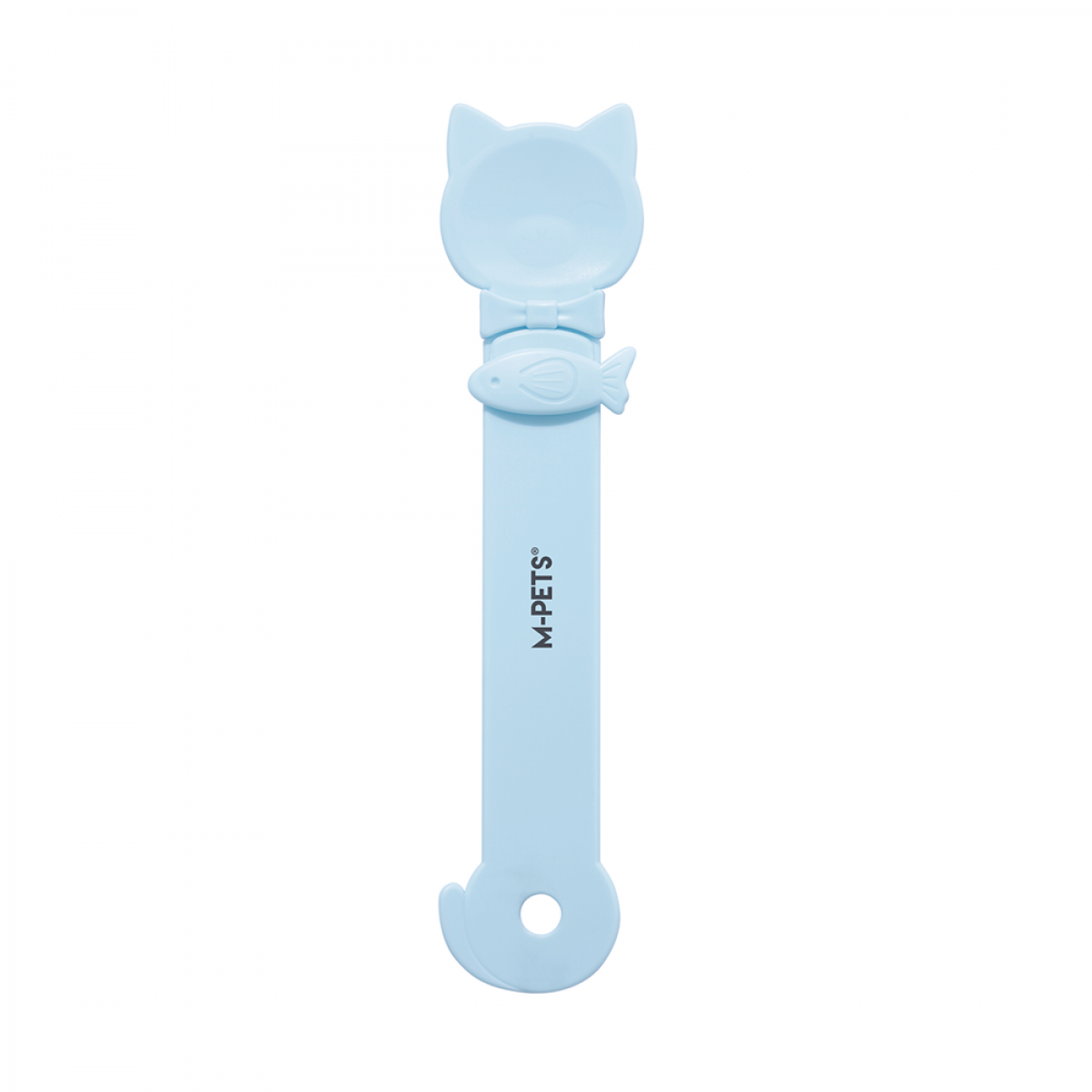 M-PETS Creamy Cat Spoon Baby Blue – Mess-Free Treat Dispenser for Cats ...